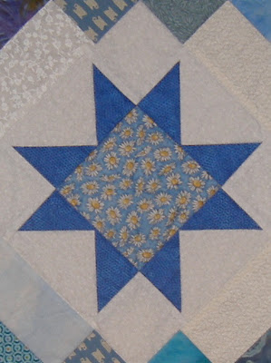 Sandra's Studio: Blue Star Quilt
