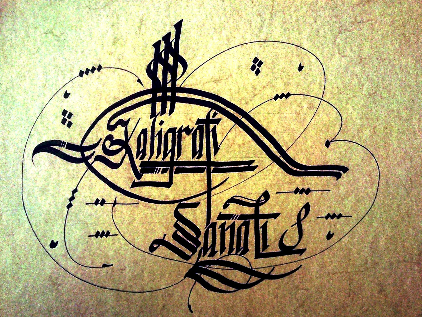 Kaligrafi: Kaligrafi Çalışması 4