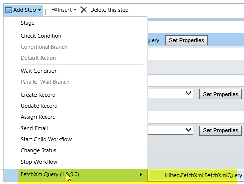 Practical Dynamics CRM: Workflow FetchXml Query