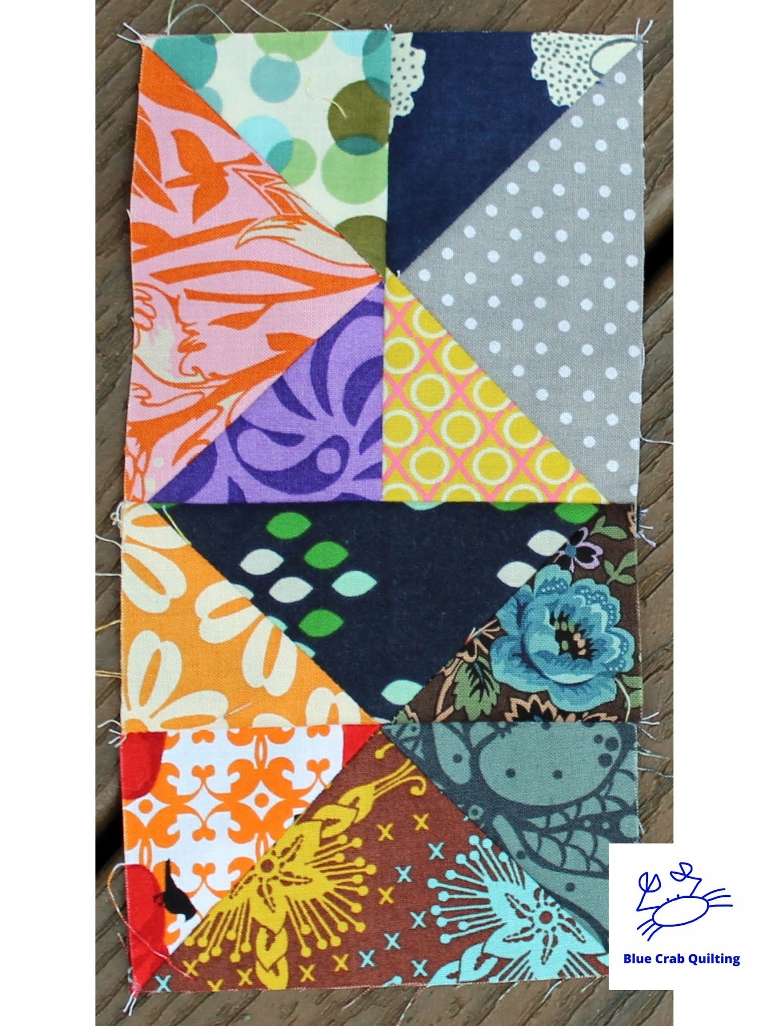 Blue Crab Quilting: Corona Virus Scrap Vomit Quilt - 100 days, 100 ...