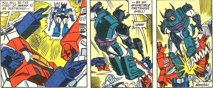 Optimal Omega's Transformers: Classic Pretender Starscream