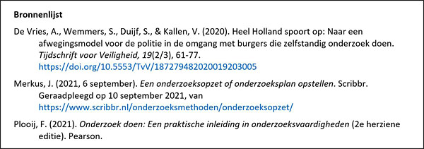 The APA-Team: Opmaak bronnenlijst in Word