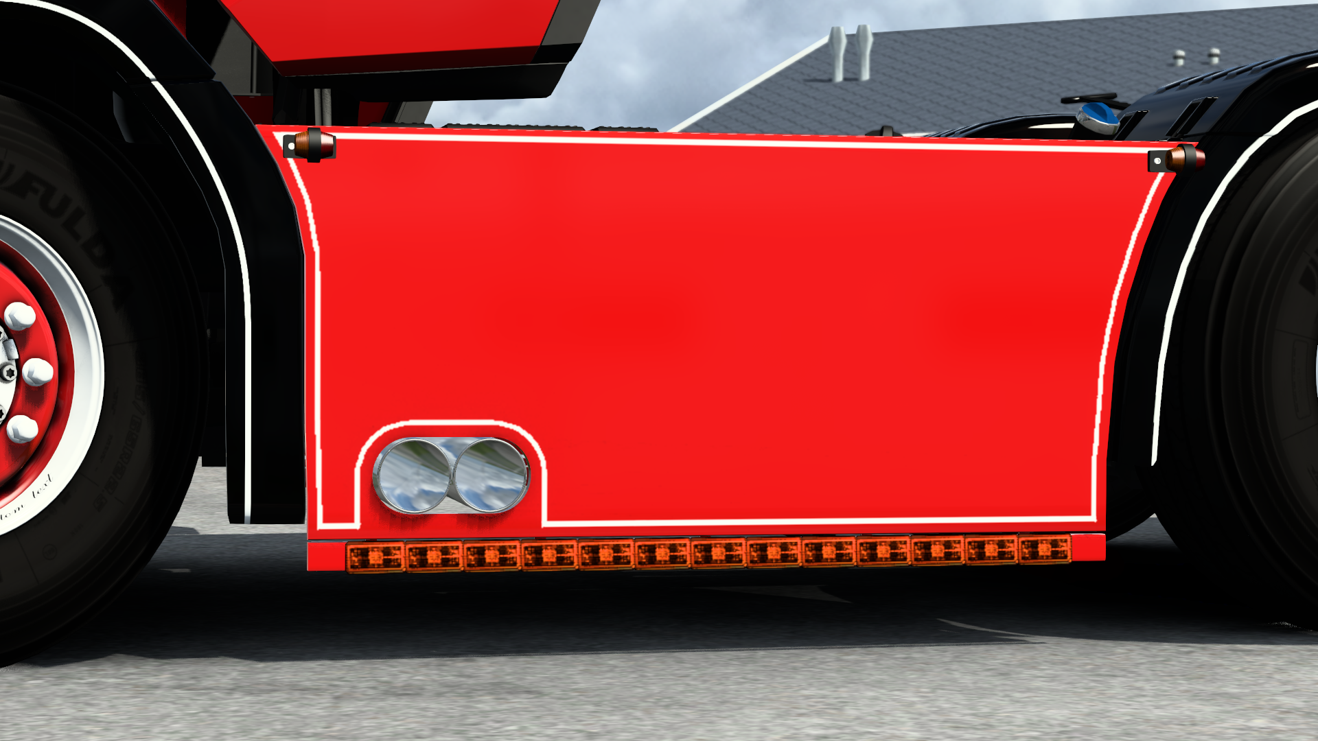 Dual Exhaust Side Pipe For NG Scania - Euro Truck Simulator 2 Mod World