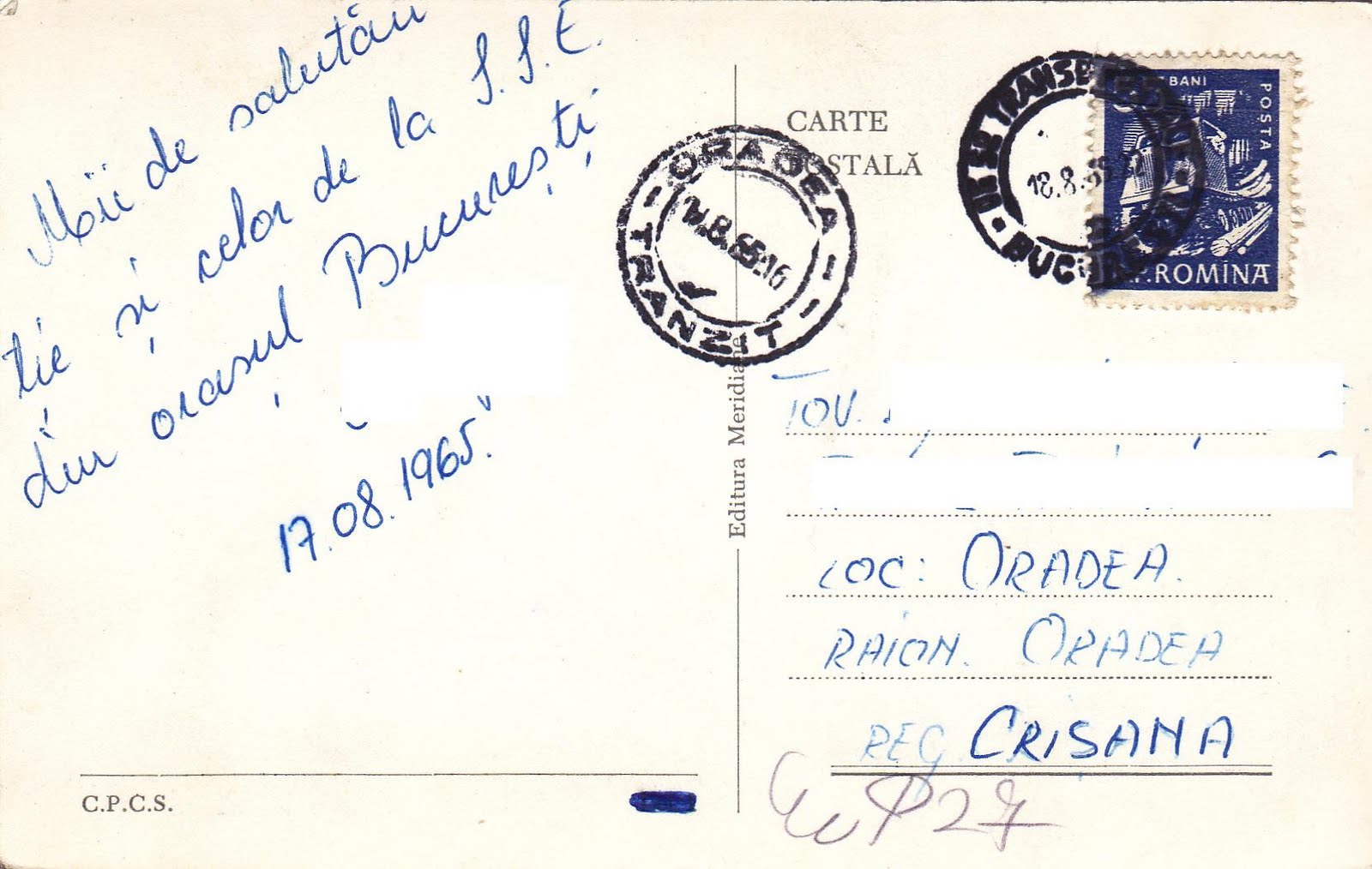 Vederi si carti postale din Romania: Bucuresti