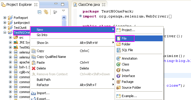 Creating And Running Webdriver Test Suit Using Testngxml File