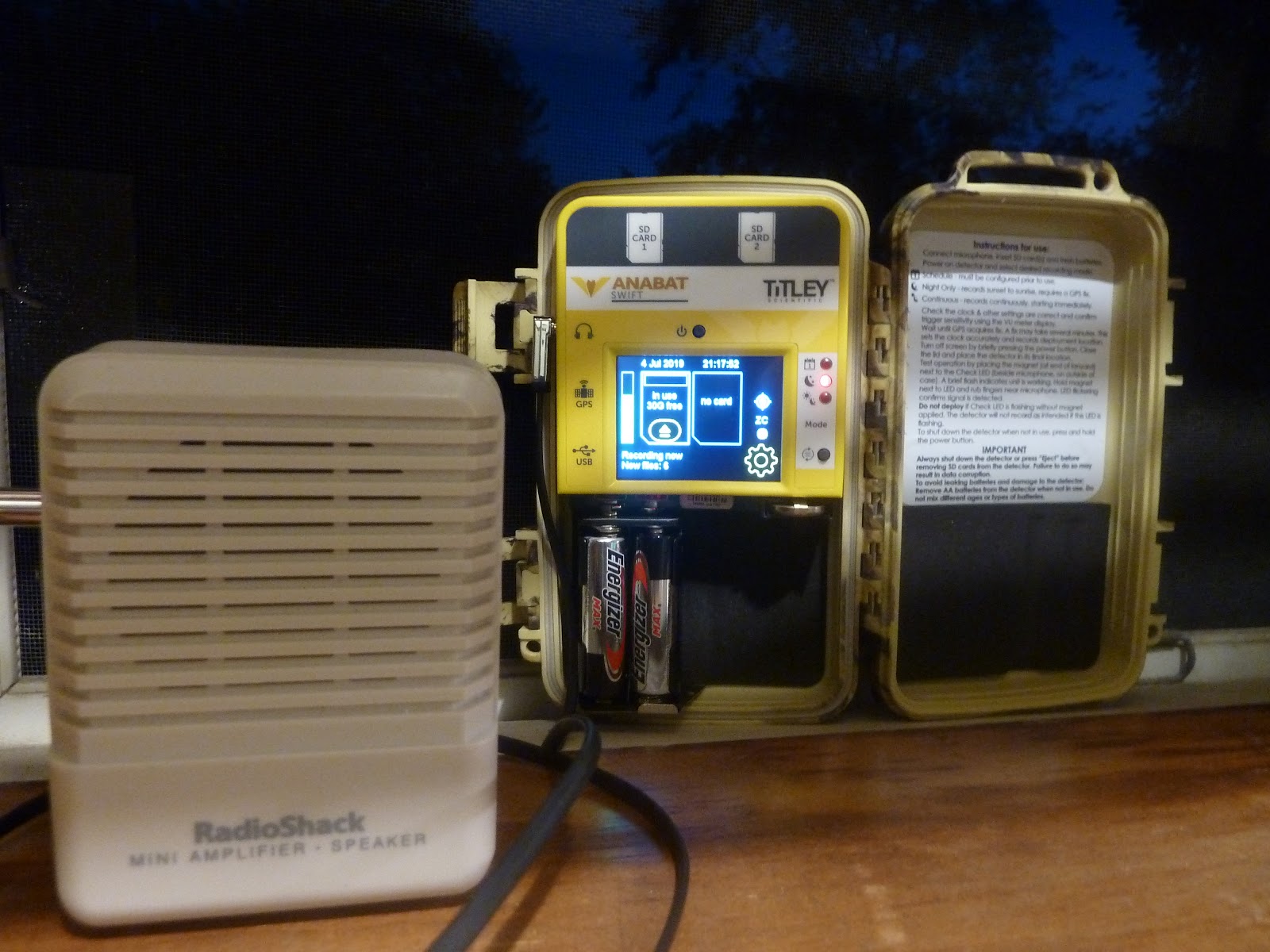 Bat Detector Reviews: Review Of The Anabat Swift Bat Detector from ...