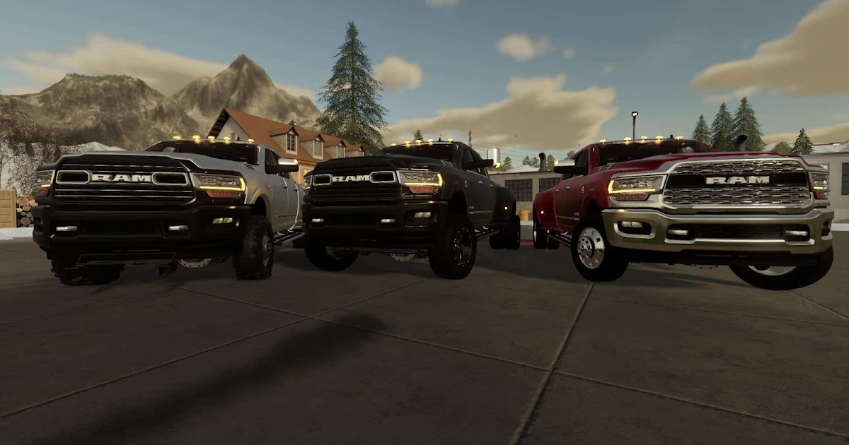FS19 2019 Ram 3500 v1.0 - FS 19 & 22 USA Mods Collection