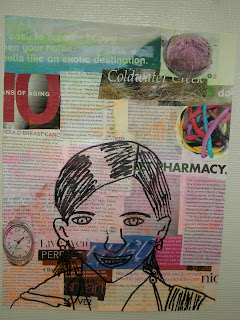 Mrs. Pierce's Polka Dot Spot: Matisse Collage Self Portraits