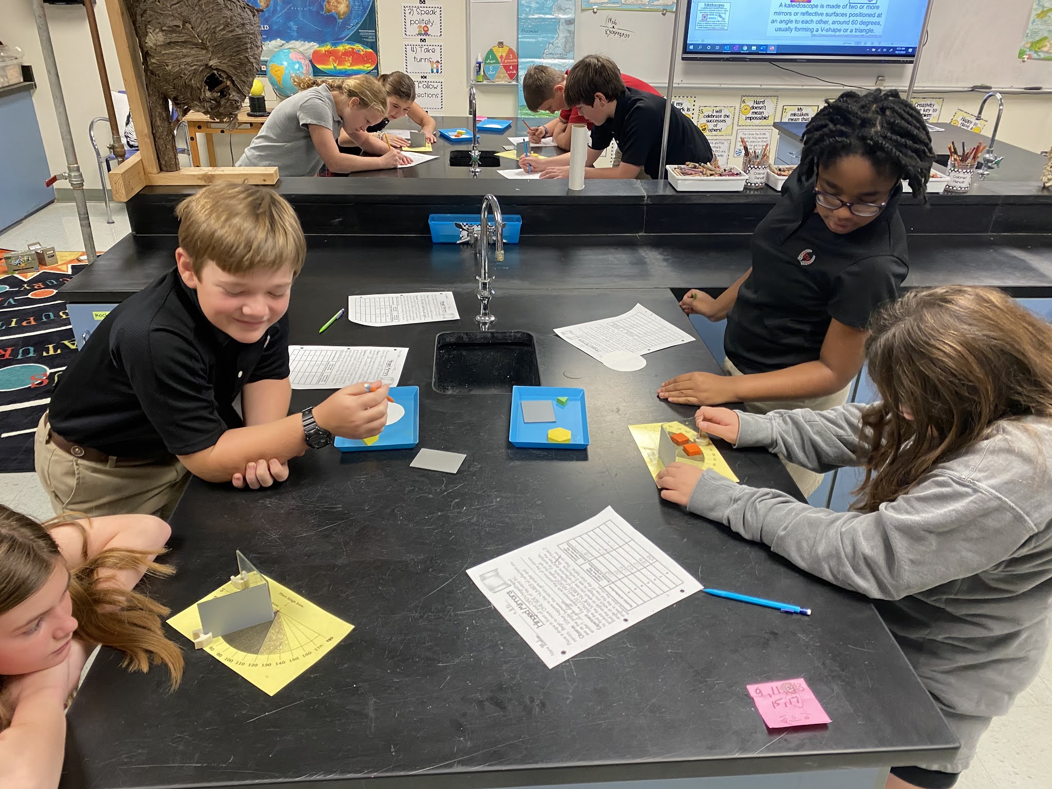Fpd Elementary Science Lab 5th Grade Hinged Mirrors Lab