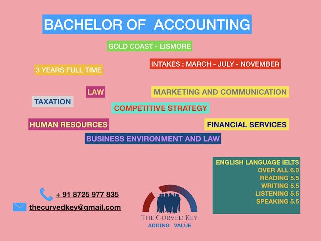 The Curved Key: Bachelor of Accounting - Australia