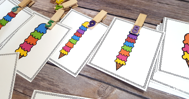 Ice Cream Number Match | Sara J Creations