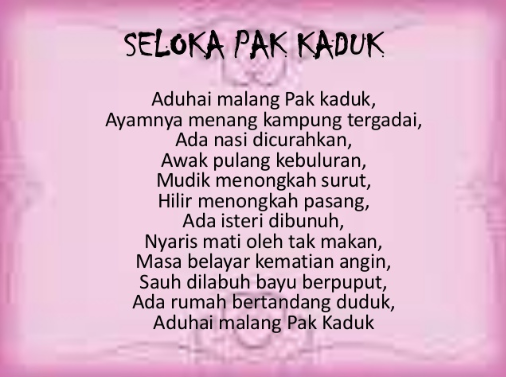 Kebudayaan Melayu dalam Bahan Sastera (Puisi tradisional)