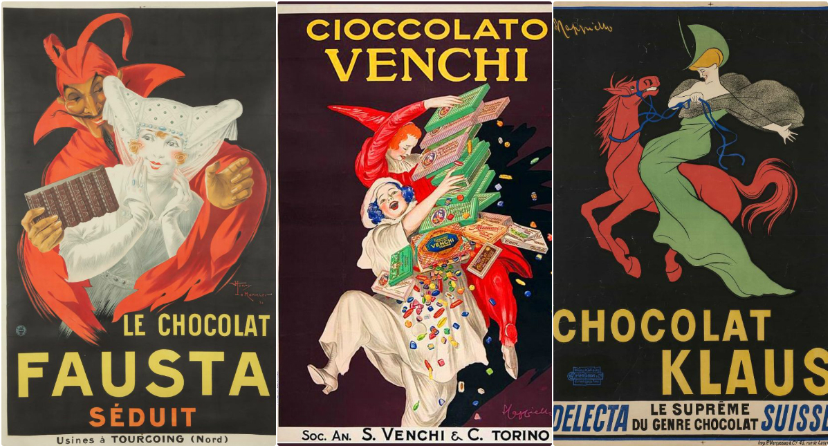 30 Amazing Postcards Show Chocolate Advertisements in the Early 20th ...