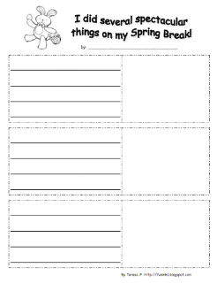 Classroom Freebies Too: Spring Break Writing