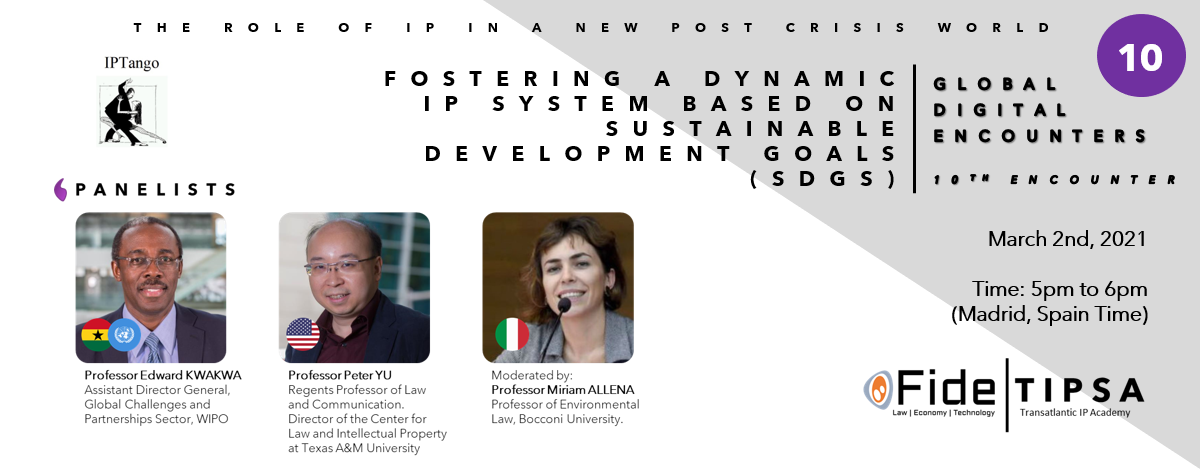 Encounter 10: Fostering a Dynamic IP System Based on Sustainable ...