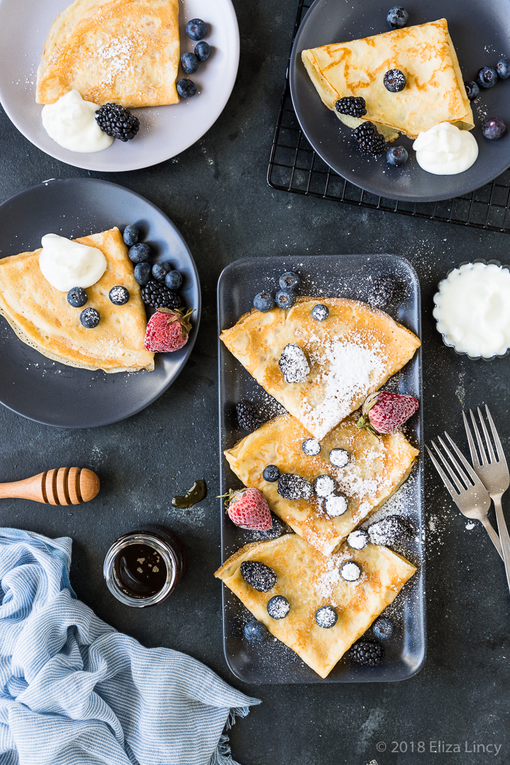 Easy French Crepes ~ Lincy's Cook Art