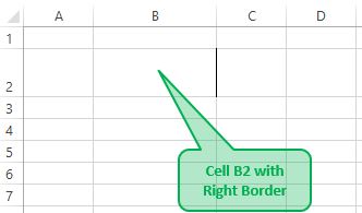 Applying Border in Excel