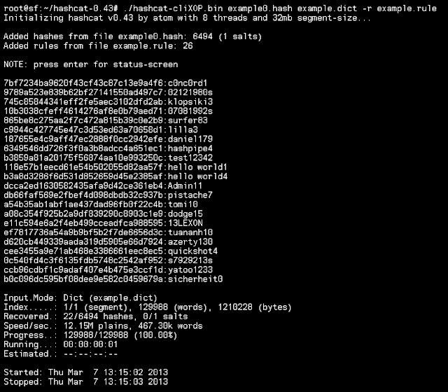Hashcat V044 Advanced Password Recovery