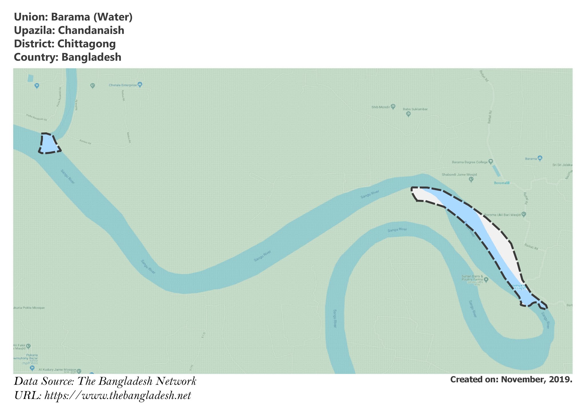 Barama Union (Water), Chittagong