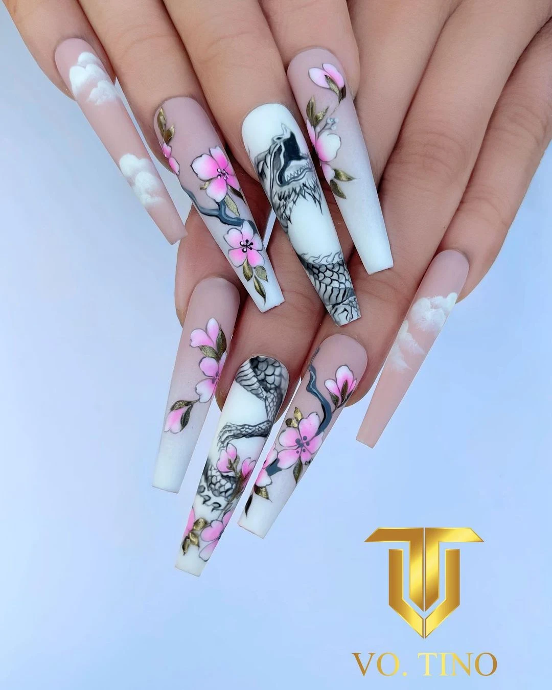 Exclusive luxury nail art designs by Vo.tino | Melody Jacob