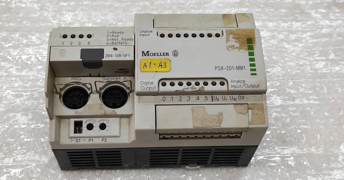 MOELLER PS4-201-MM1 COMPACT PROGRAMMABLE LOGIC CONTROLLER 24V DC