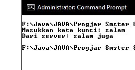 Click yes: Pemrograman Jaringan: 5. Membangun Aplikasi Client-Server ...