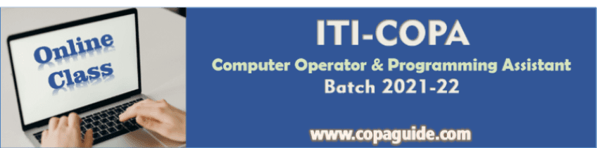 ITI COPA Online Class Notes