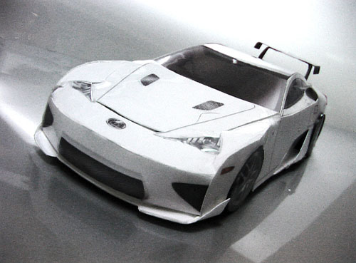 Lexus LFA Papercraft | Paperized Crafts