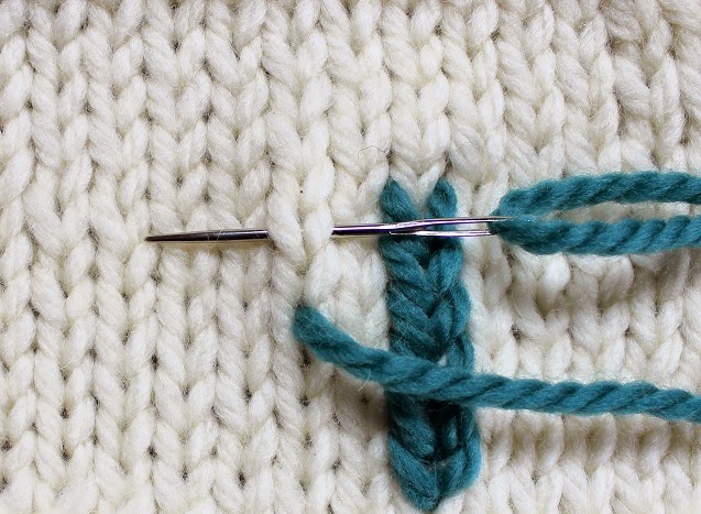 Moochka: Holly and Swiss darning