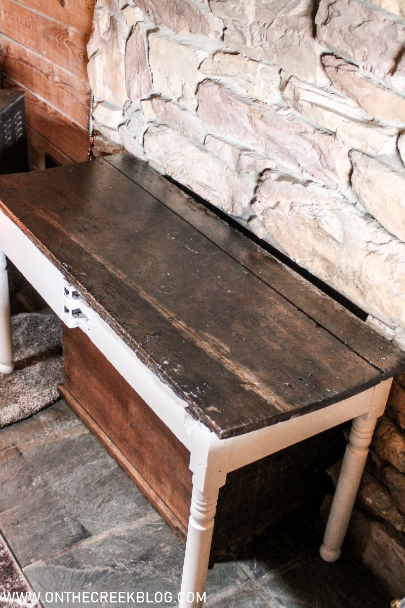 Primitive Table Makeover