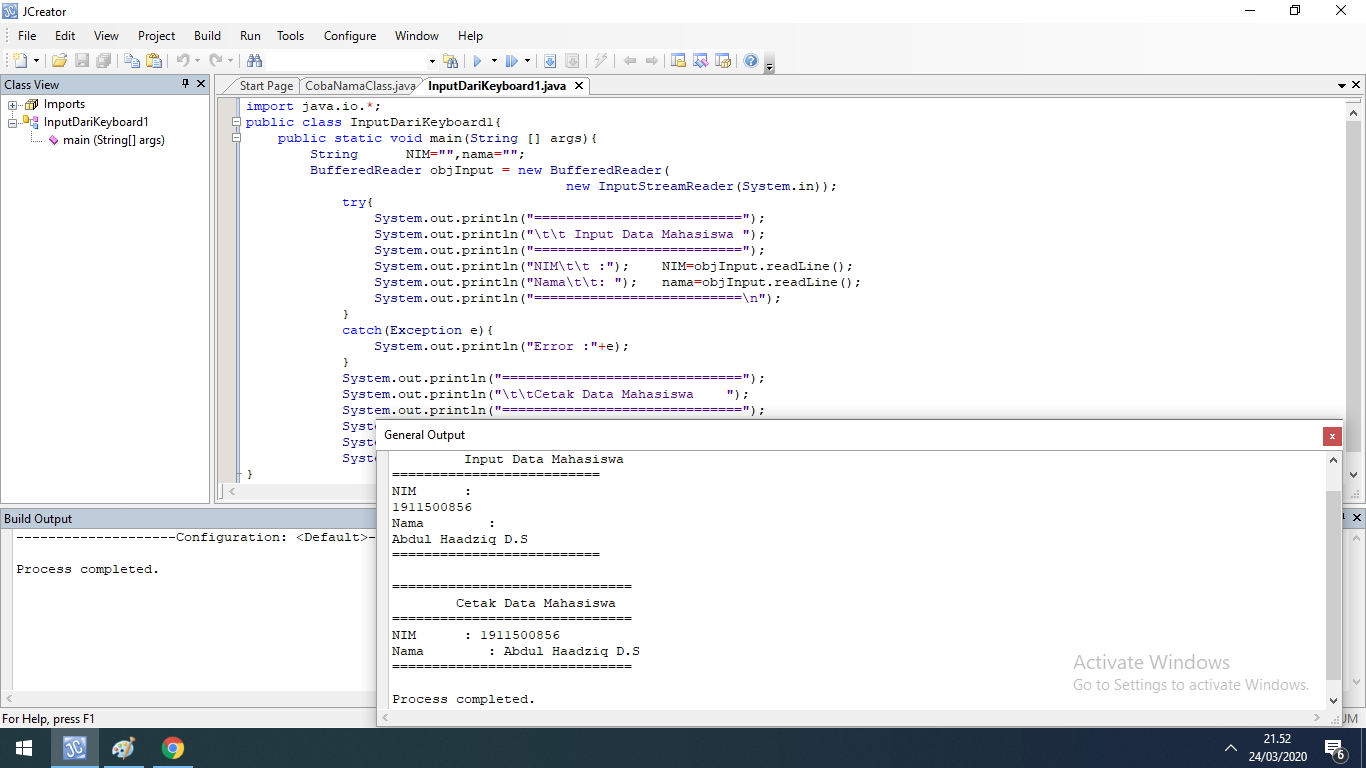 jCreator dalam Pemrograman JAVA