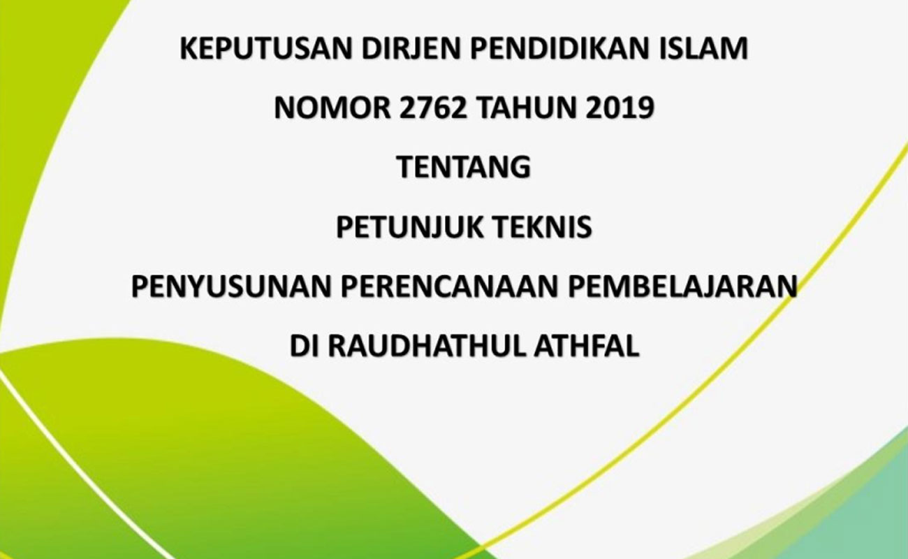 Petunjuk Teknis Penyusunan RPP RA Terbaru