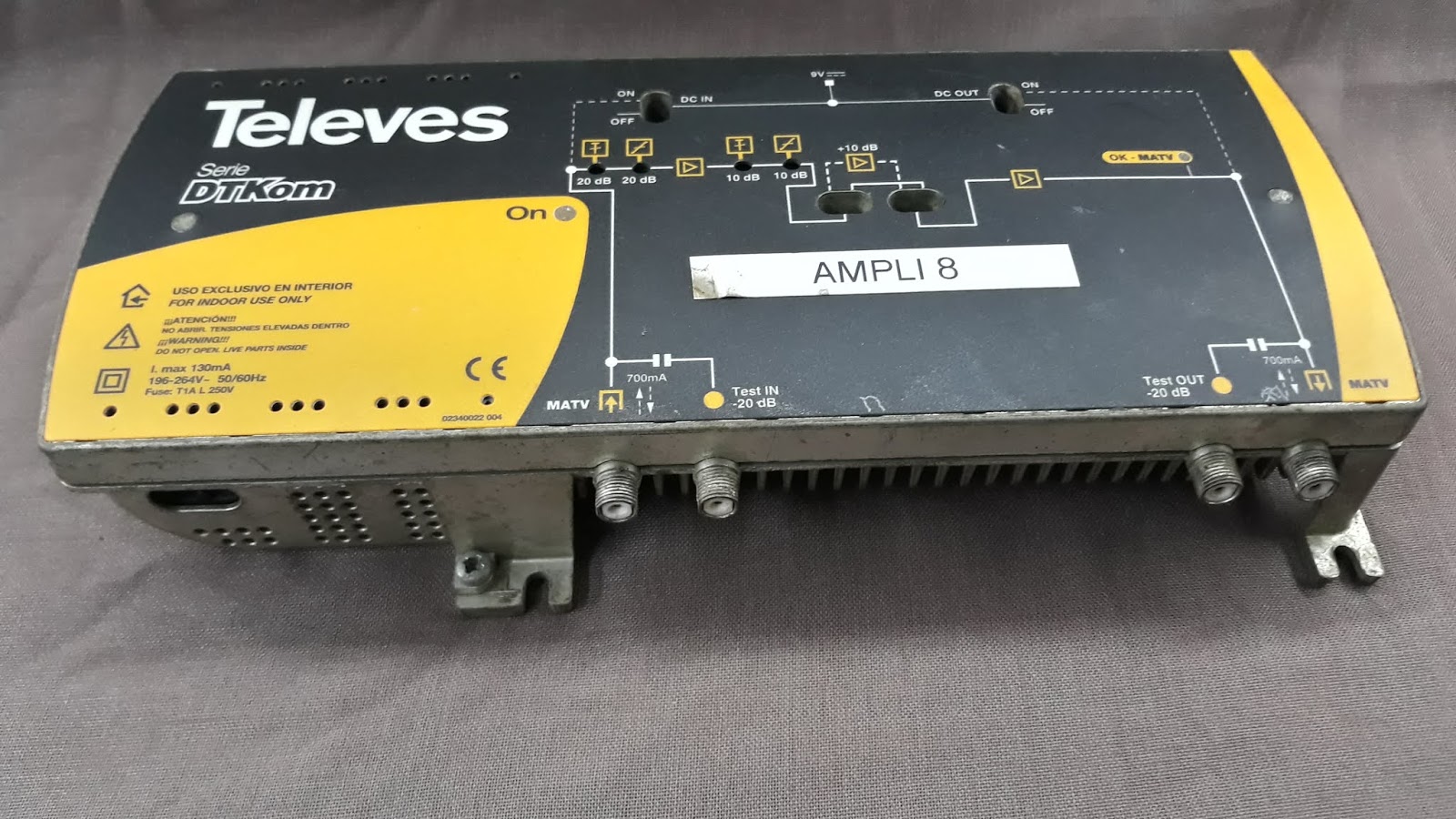 TELEVES DTKOM LINE BROADBAND MULTIBAND AMPLIFIER