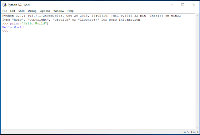 Setting up IDLE Python 3.7 on Windows