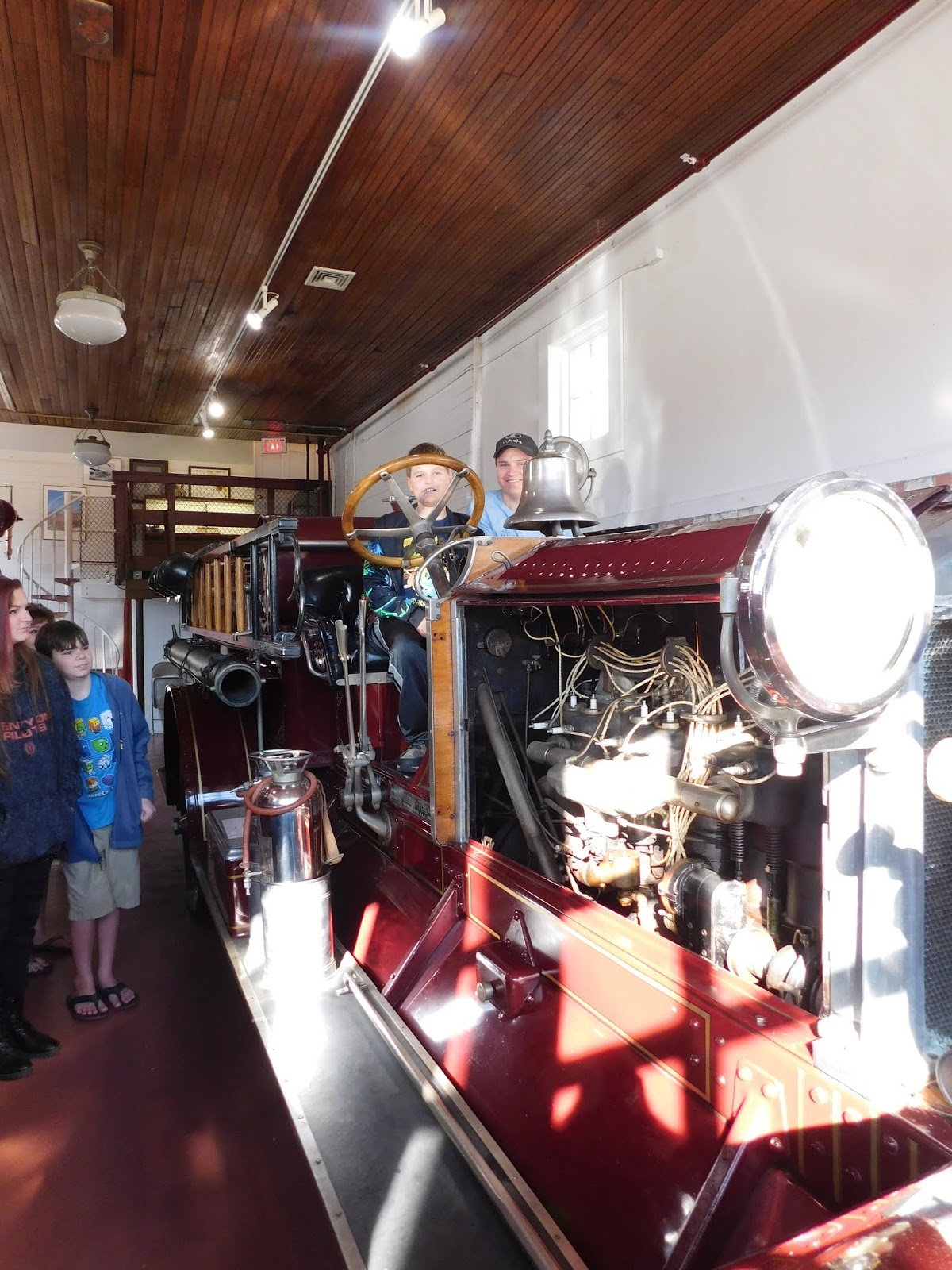 Visiting the Fire Museum