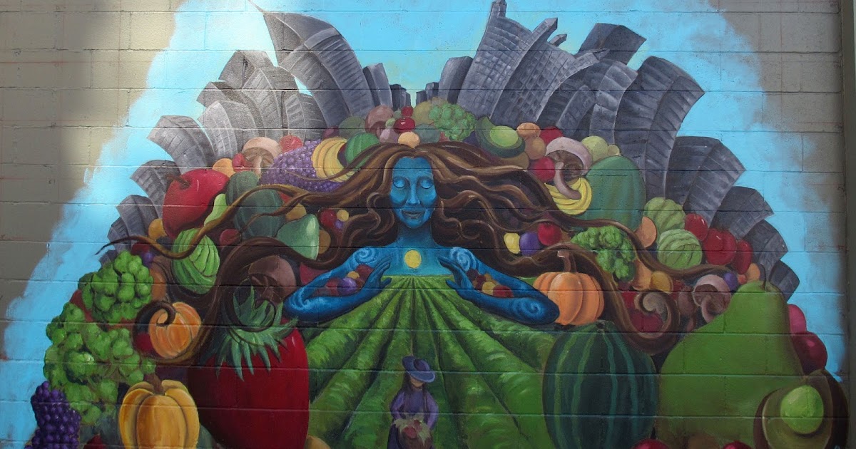 Growing Vegetables Mural