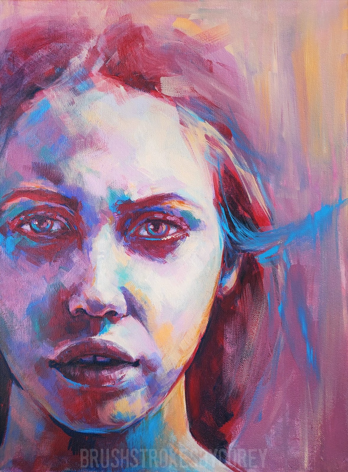 Brushstrokes By Corey: Bold Color Portraits!