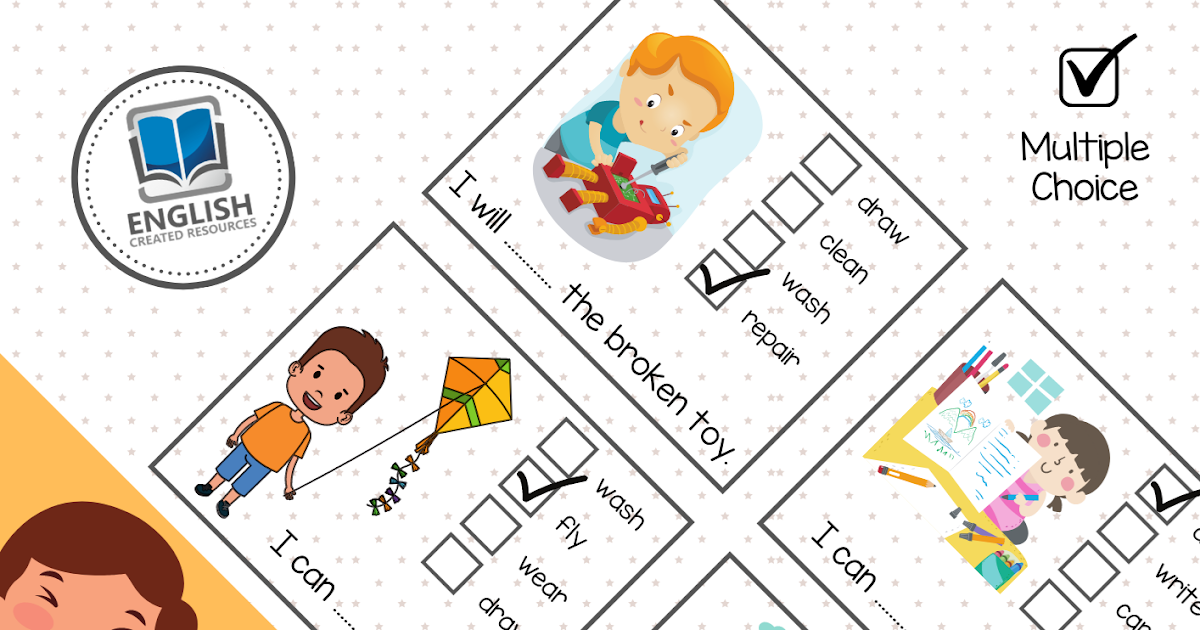 Action Verbs Activity Book
