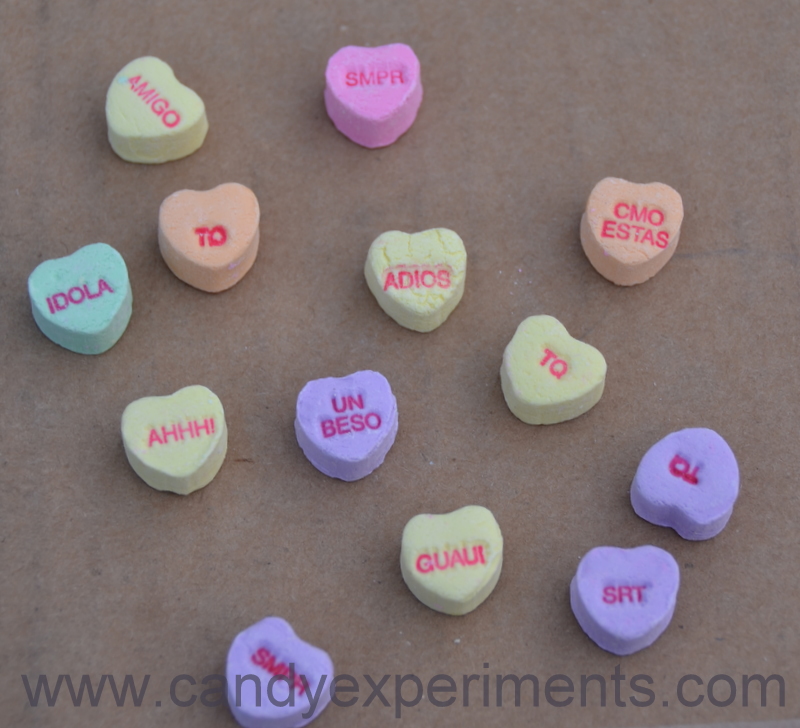 Candy Experiments: Multilingual Conversation Hearts