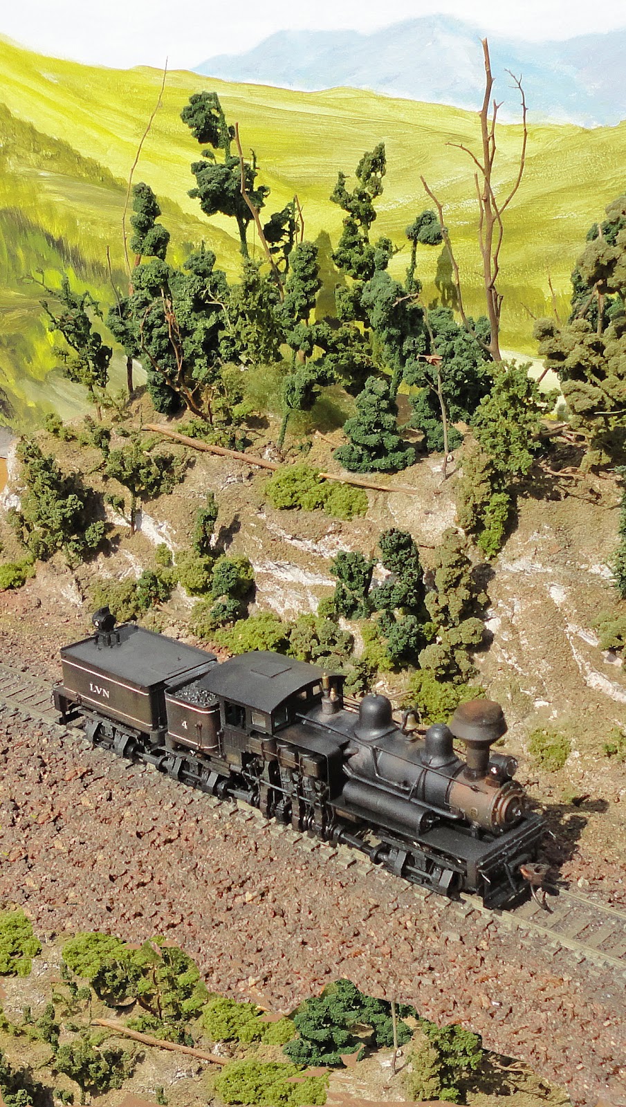 Lyon Valley Northern: Bill Scobie painted my Shay