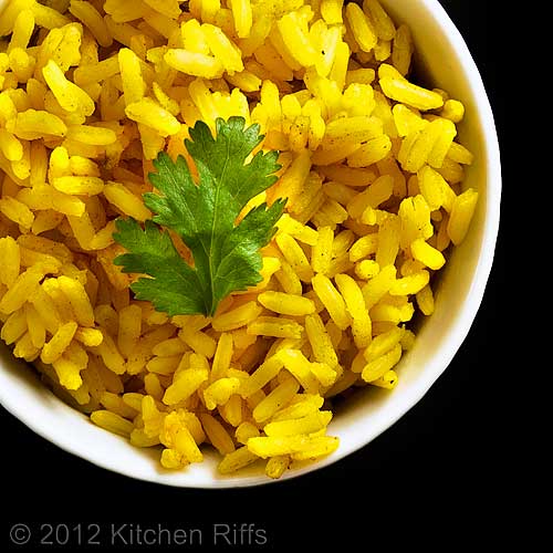 Kitchen Riffs: Aromatic Yellow Rice
