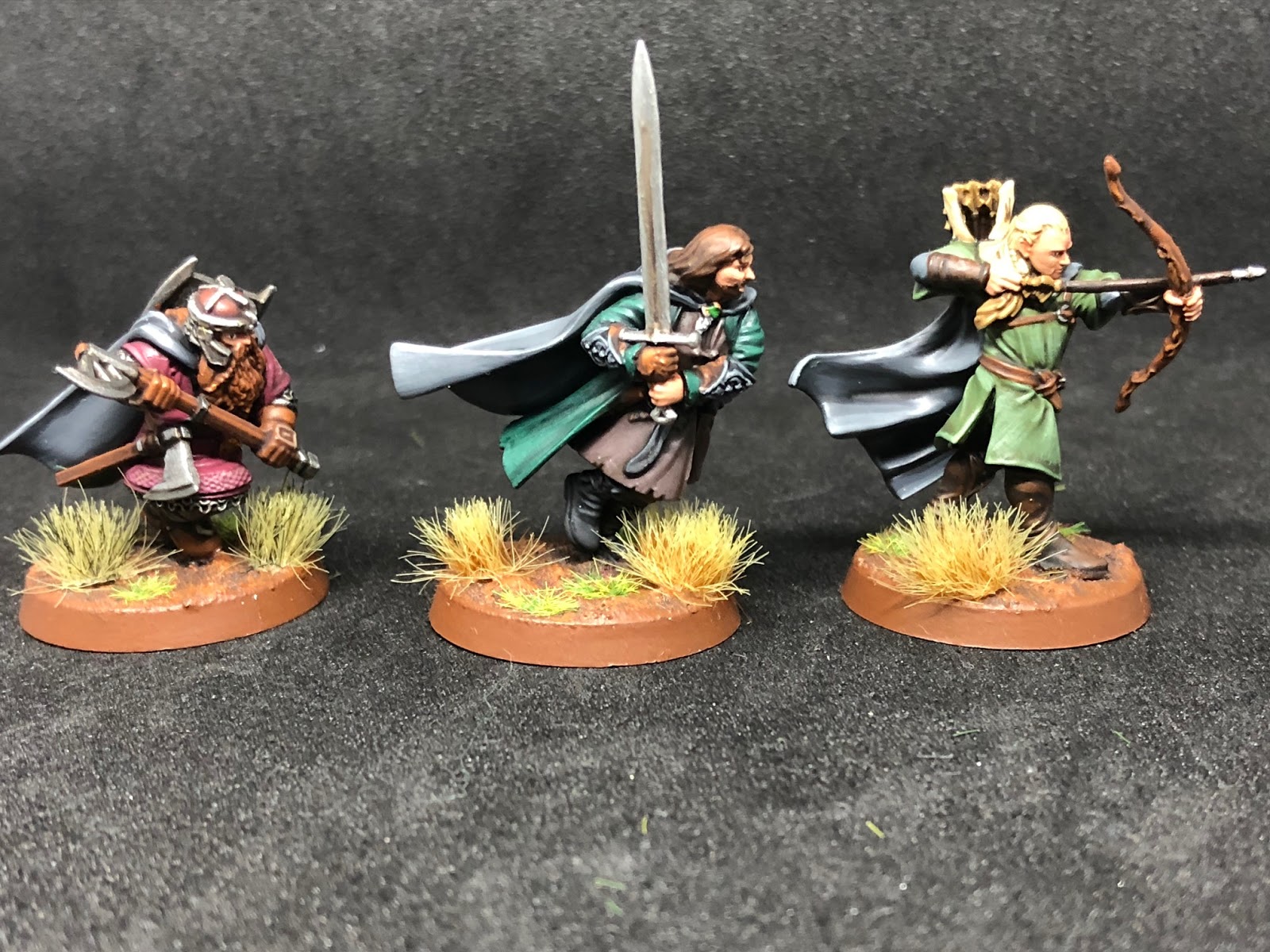 The Fellowship of the Miniatures: The three hunters