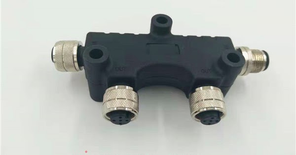 connectors and cable assembly: M12 adapter waterproof circular ...