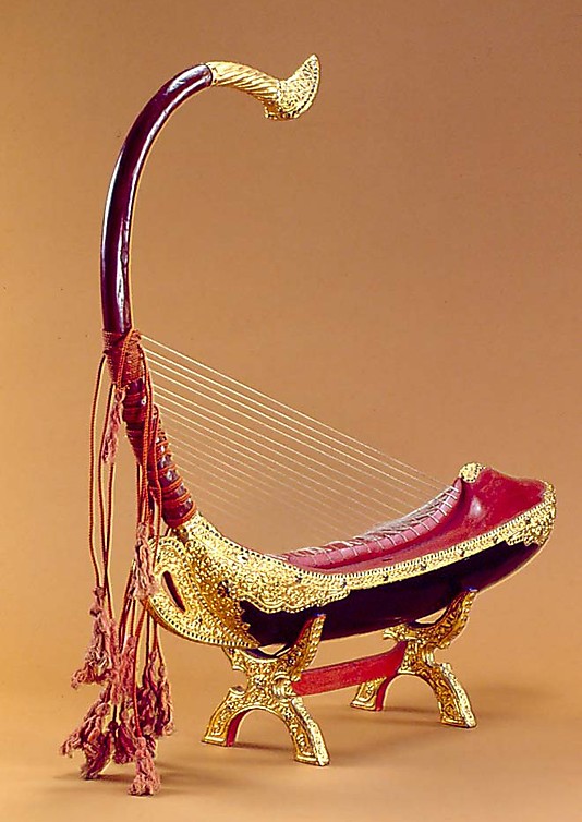 Myanmar art, Indian musical instruments, Celtic harp