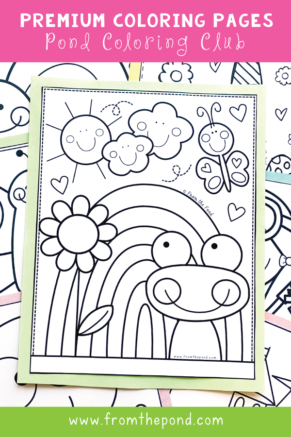 Premium Coloring Pages | From the Pond