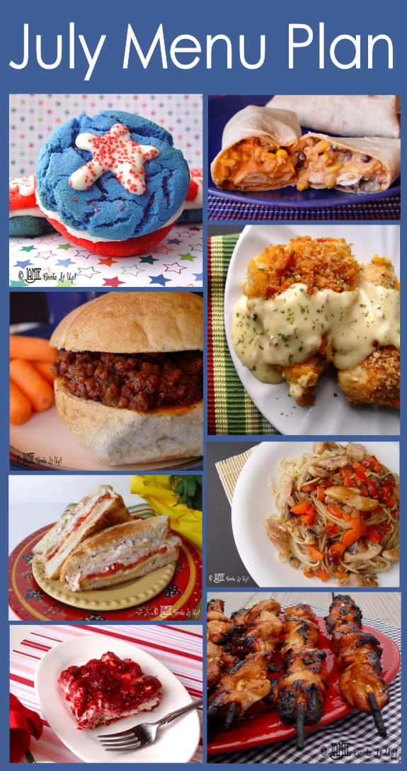July Menu Plan 2012 – Jamie Cooks It Up