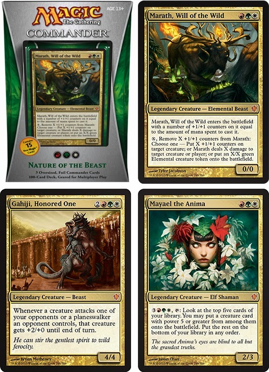 MTG Realm: Commander 2013 Decklists