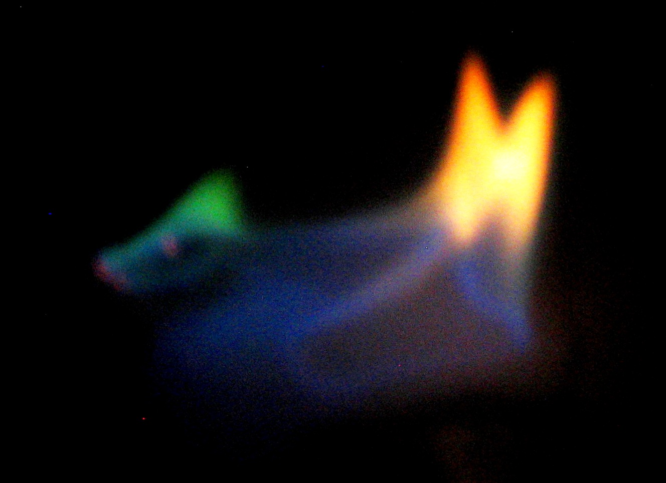 Rainbow Fire Experiment