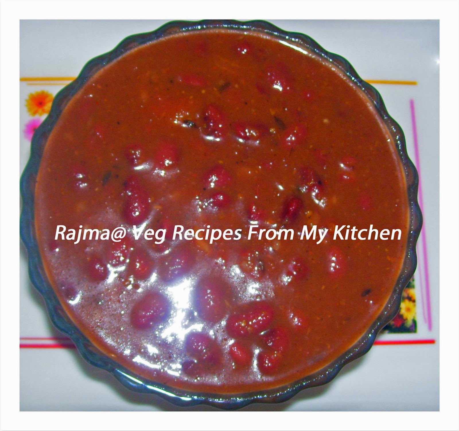 Rajma Masala(Red Kidney Bean Curry) Recipe, How to make Rajma Masala ...