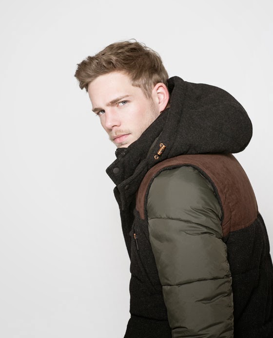 6 Moda: zara jackets 2014 for men - WOOL JACKET WITH DETACHABLE SLEEVES